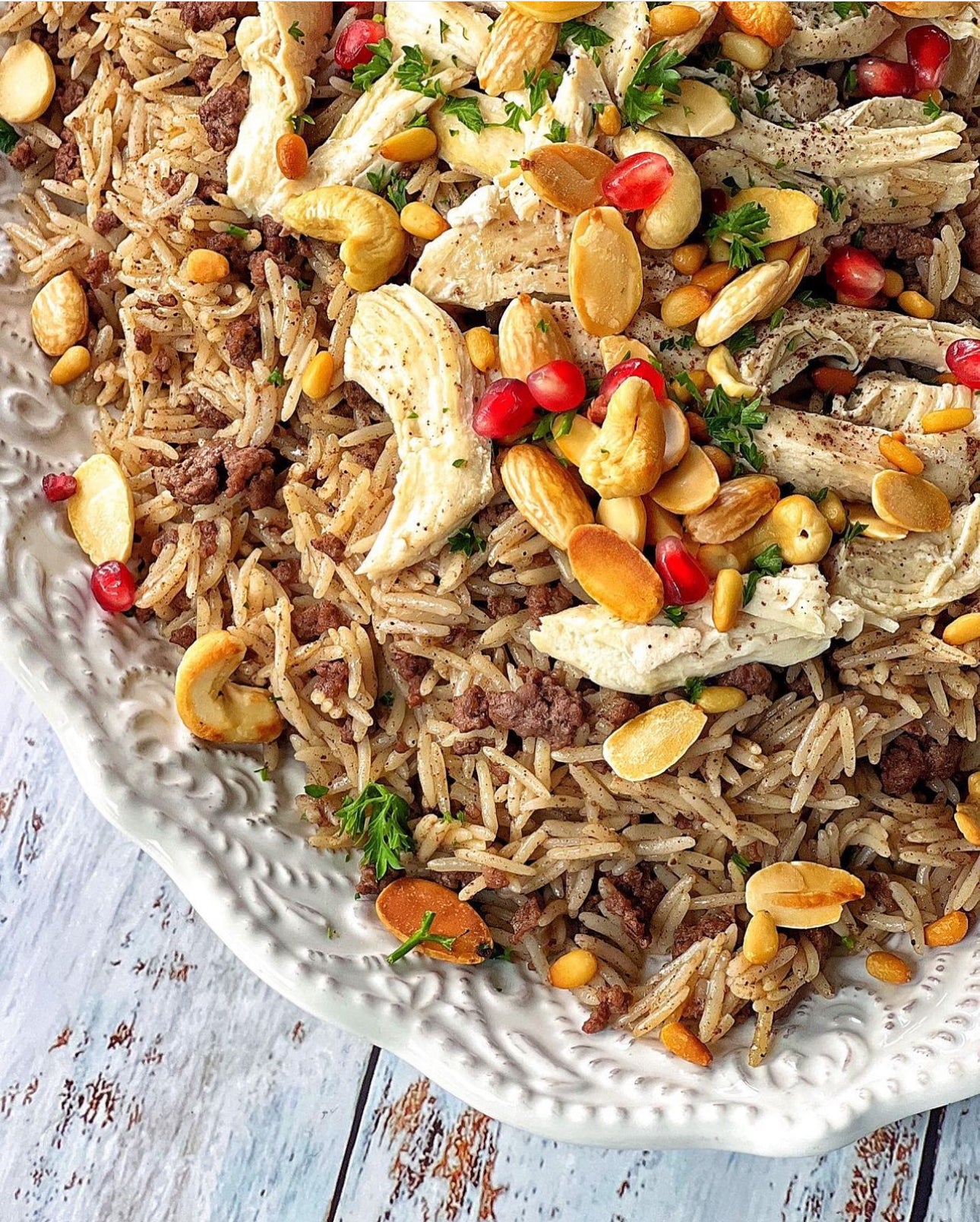 Lebanese Rice with Chicken 'Riz a'Djaj' – Mamaghanouj