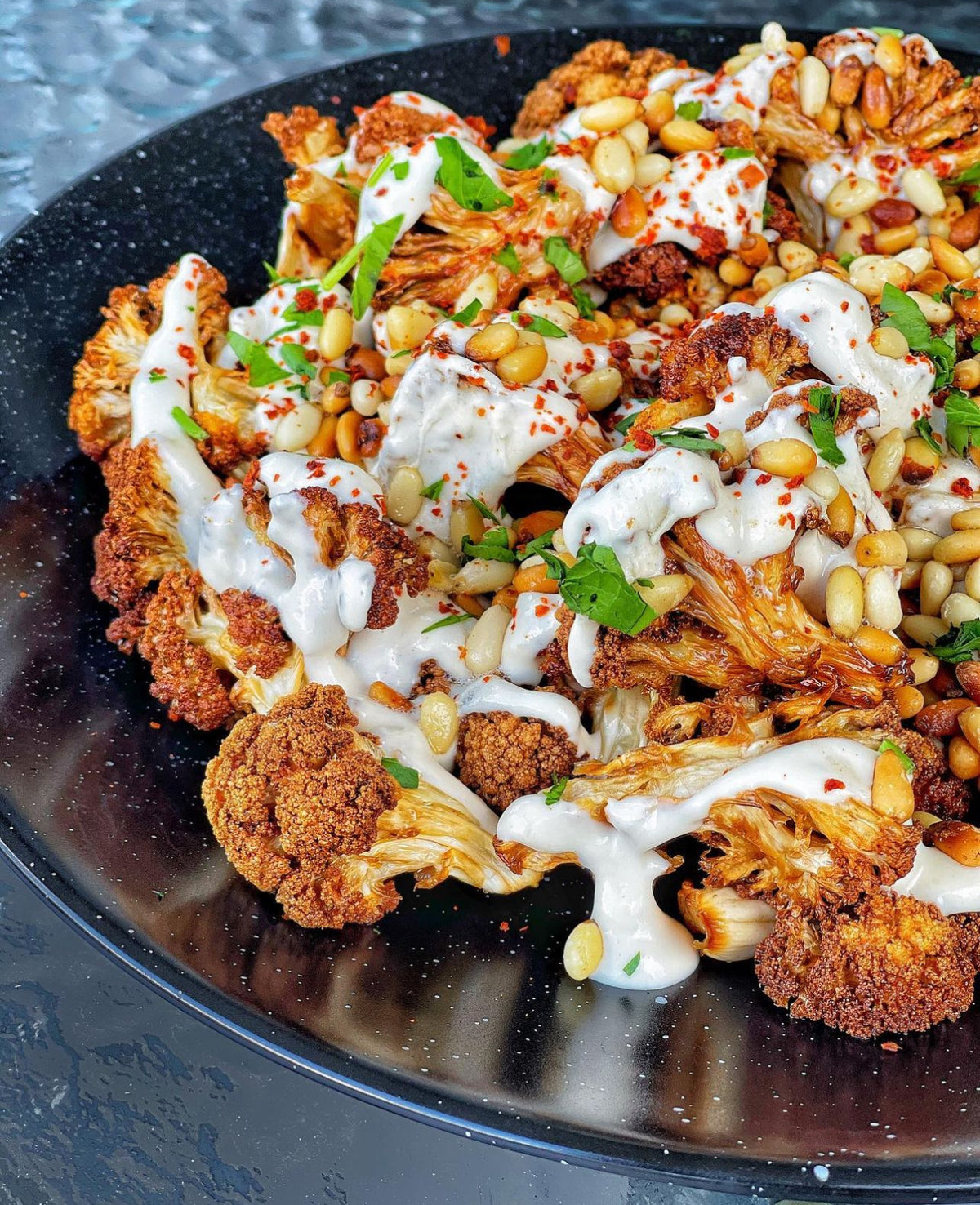 Cauliflower with Tahini Sauce 'Arnabeet Mekli' – Mamaghanouj