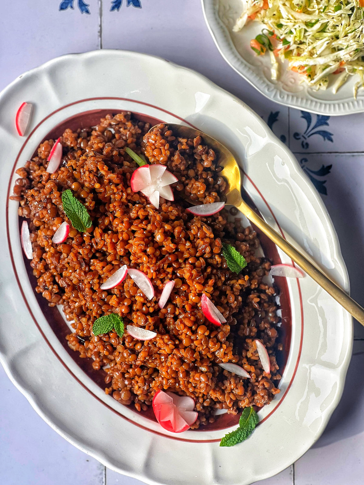 Mujadarra Hamra 'Reddended Lentils' – Mamaghanouj