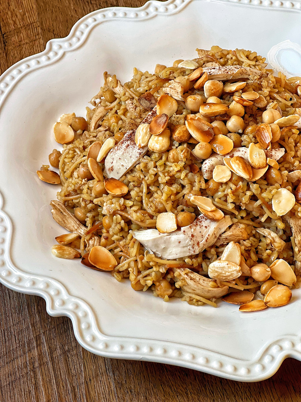 Burghul Pilaf with Chicken (Burghul a Djaj) – Mamaghanouj